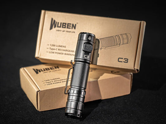 Reasons to choose Wuben C3 1200 Lumens Flashlight