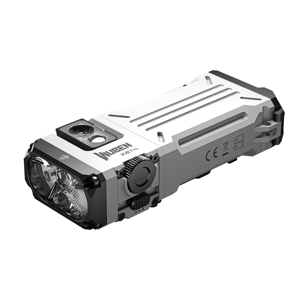 wuben X2 Pro 1500 Lumens Flashlight （Optional RGB or UV side light）