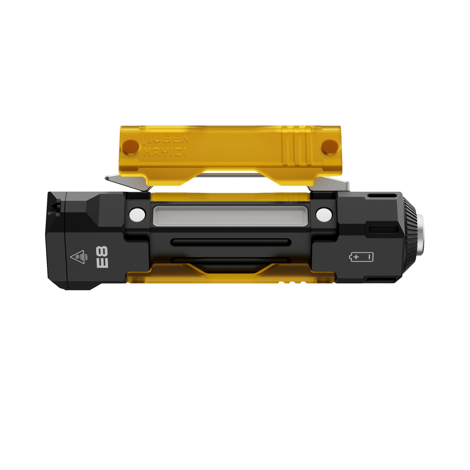 Wuben E8 Compact Magnetic 1300 Lumen EDC Camping Flashlight