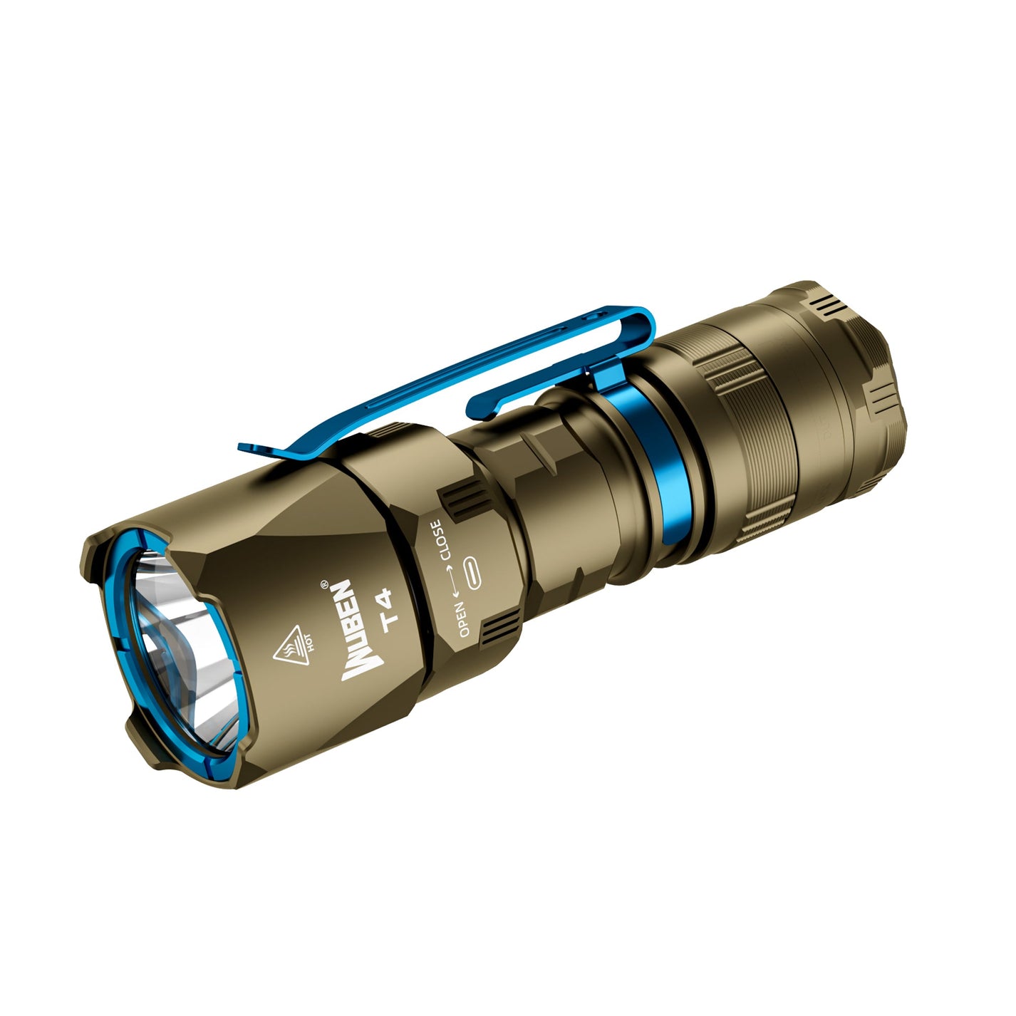 Wuben T4 Portable Tactical EDC Rechargeable Flashlight