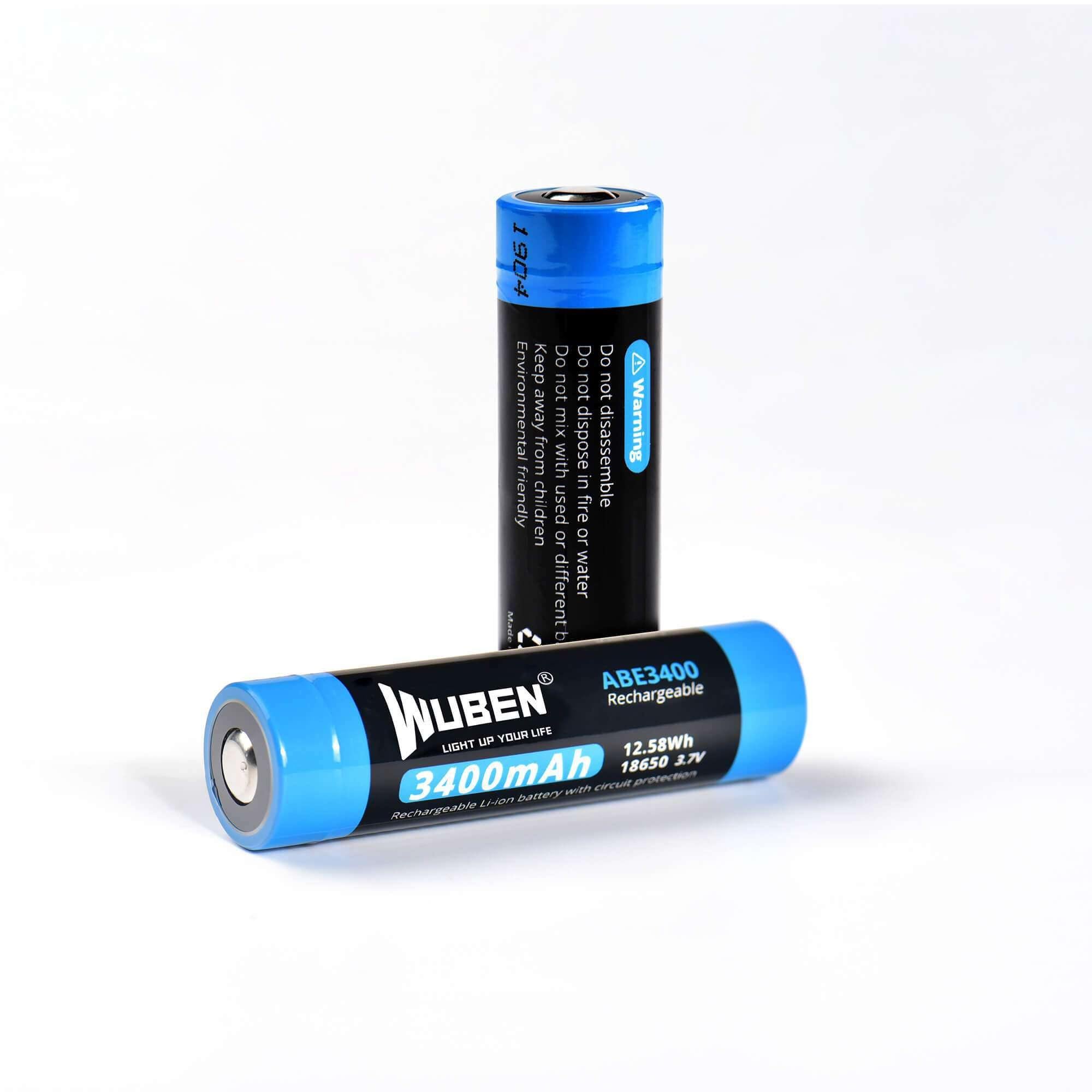 Wuben Flashlight Accessories: Bike Light Stand, Charger, and Batteries ...